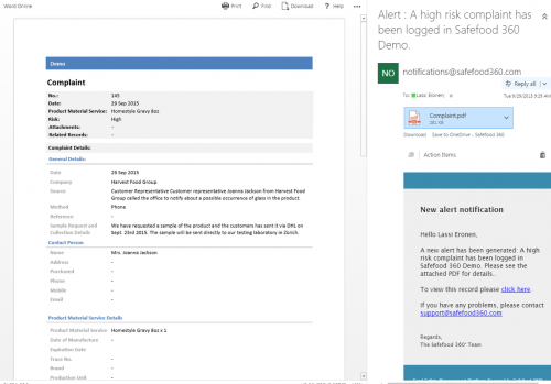 Attach PDF Copy Of The Record To Your Alert Emails