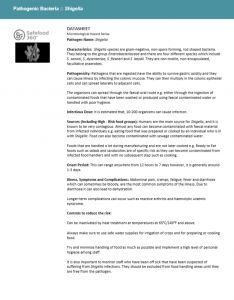 Microbiological Hazard Series - Safefood 360°